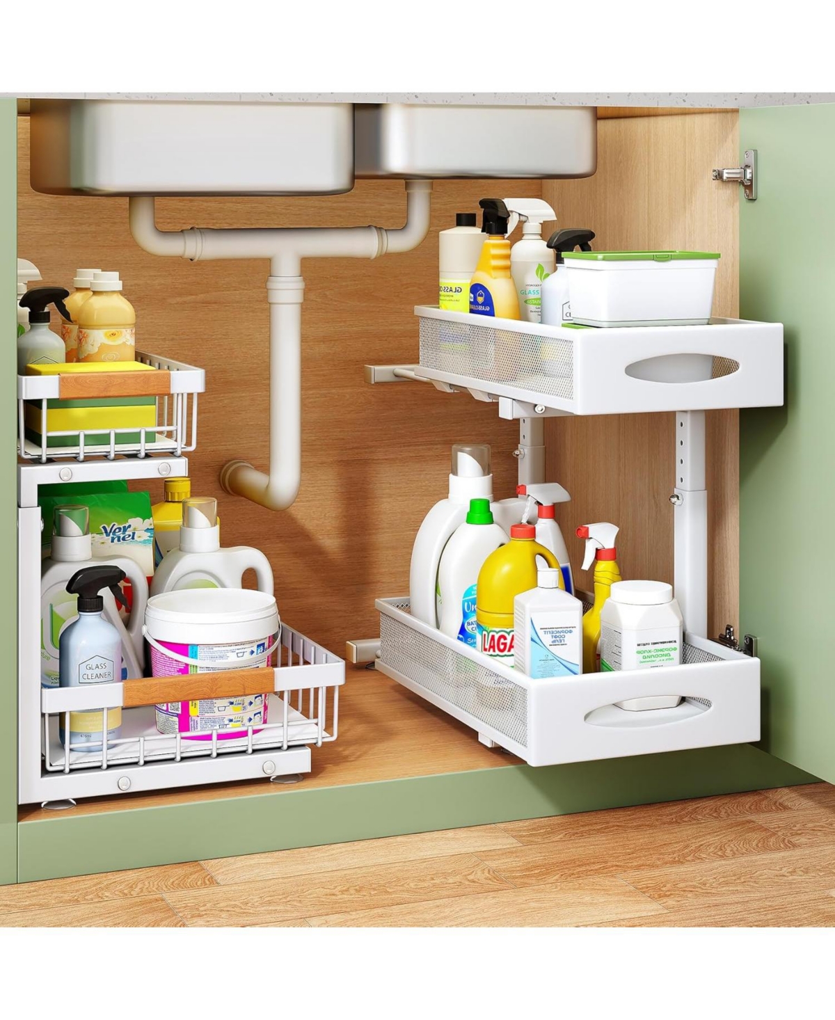 Click here for 1 Pack Under Sink Organizer + 1 Pack Pull out Cabi... prices