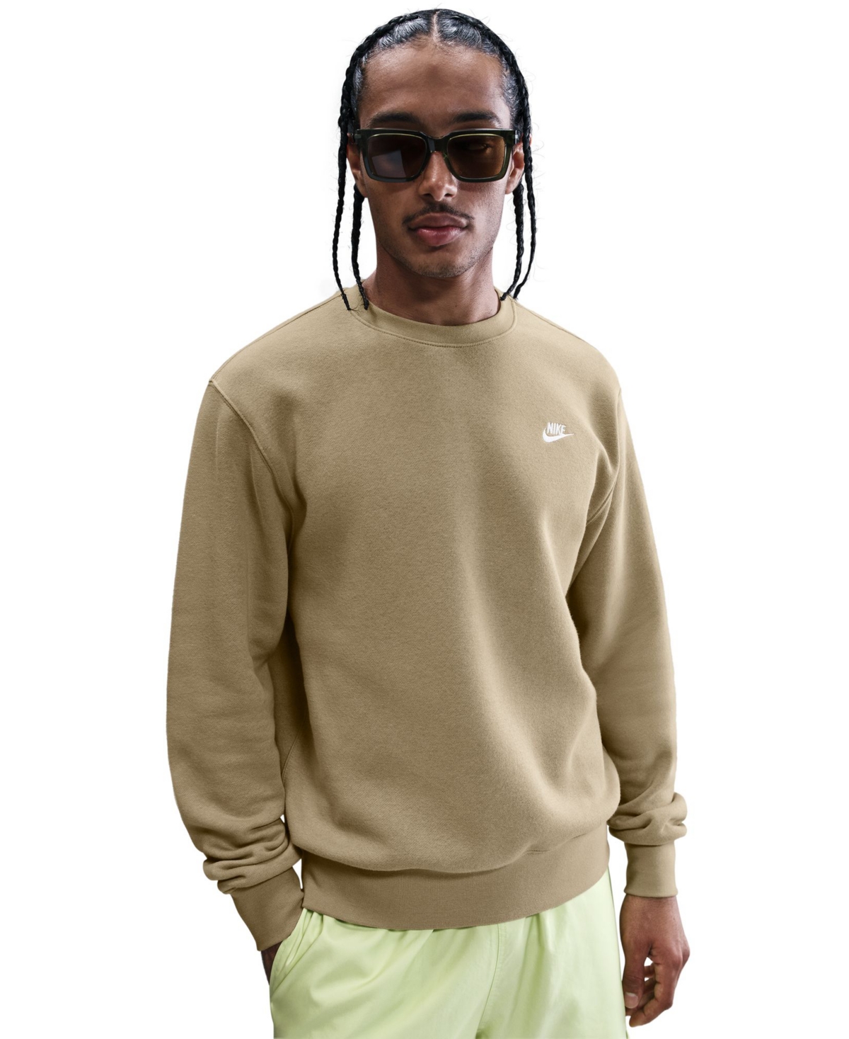 Click here for Nike Mens Pullover Fleece Crewneck Logo Sweatshirt... prices