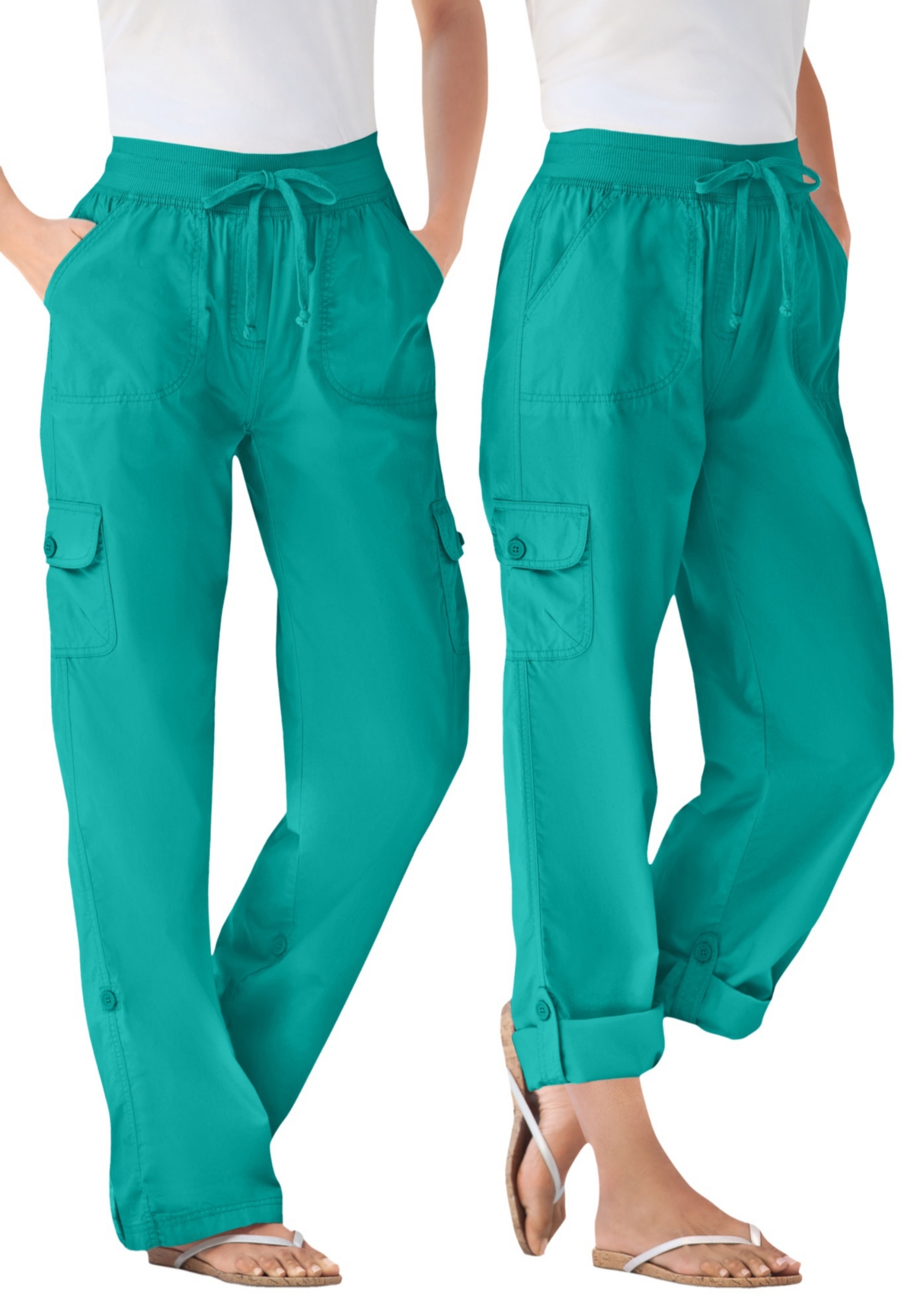 Click here for Woman Within Womens Within Convertible Length Carg... prices