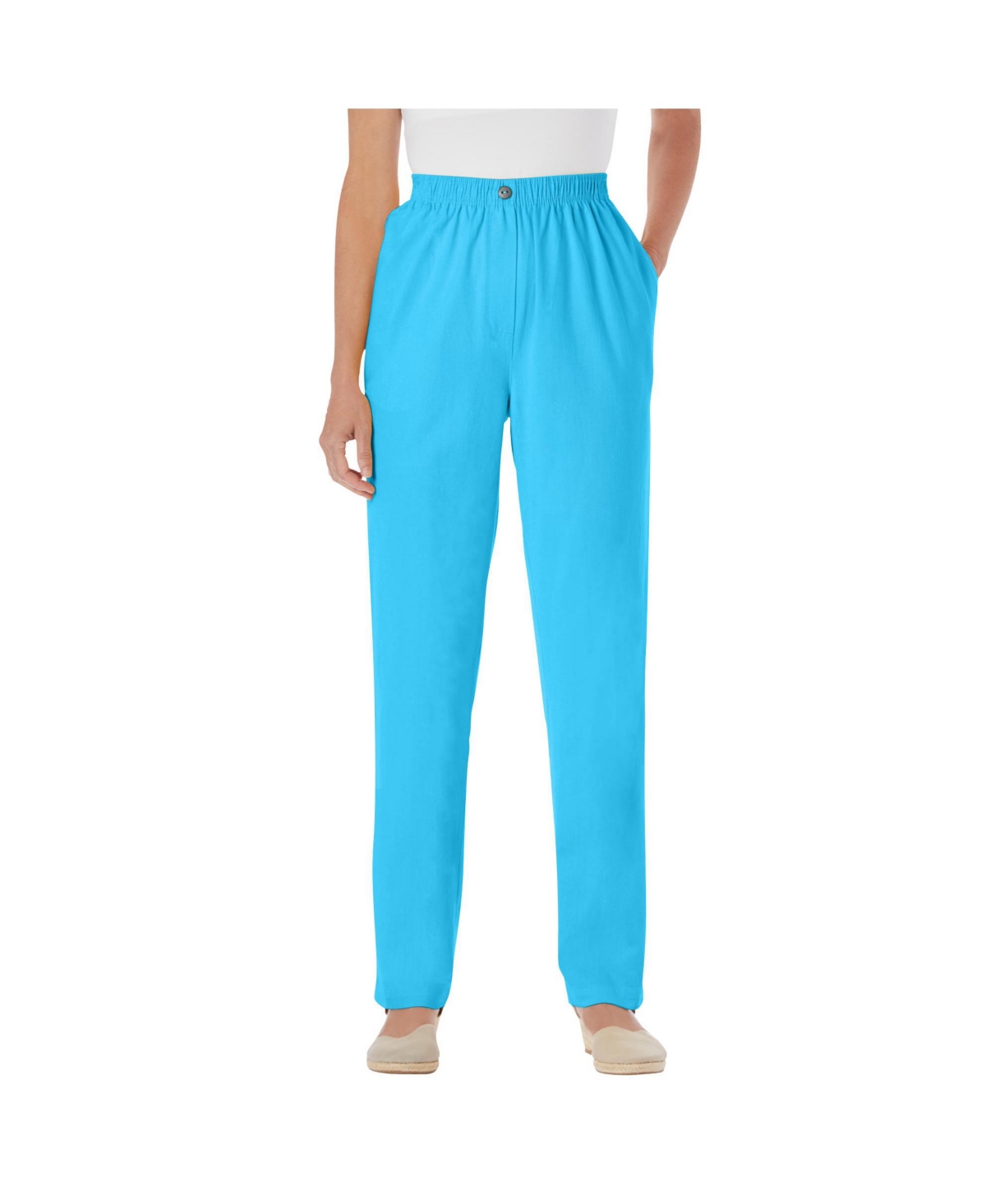 Click here for Woman Within Womens Within 7-Day Straight-Leg Deni... prices