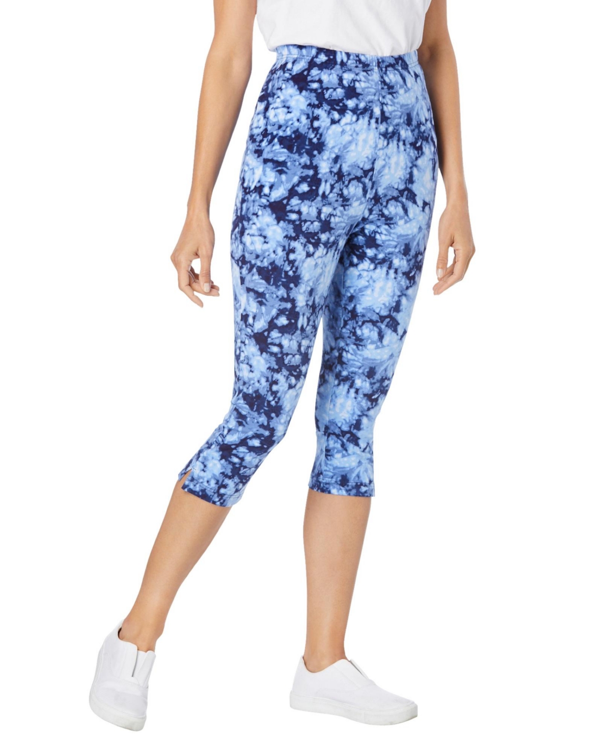 Click here for Woman Within Womens Within Stretch-Cotton Knit Pul... prices