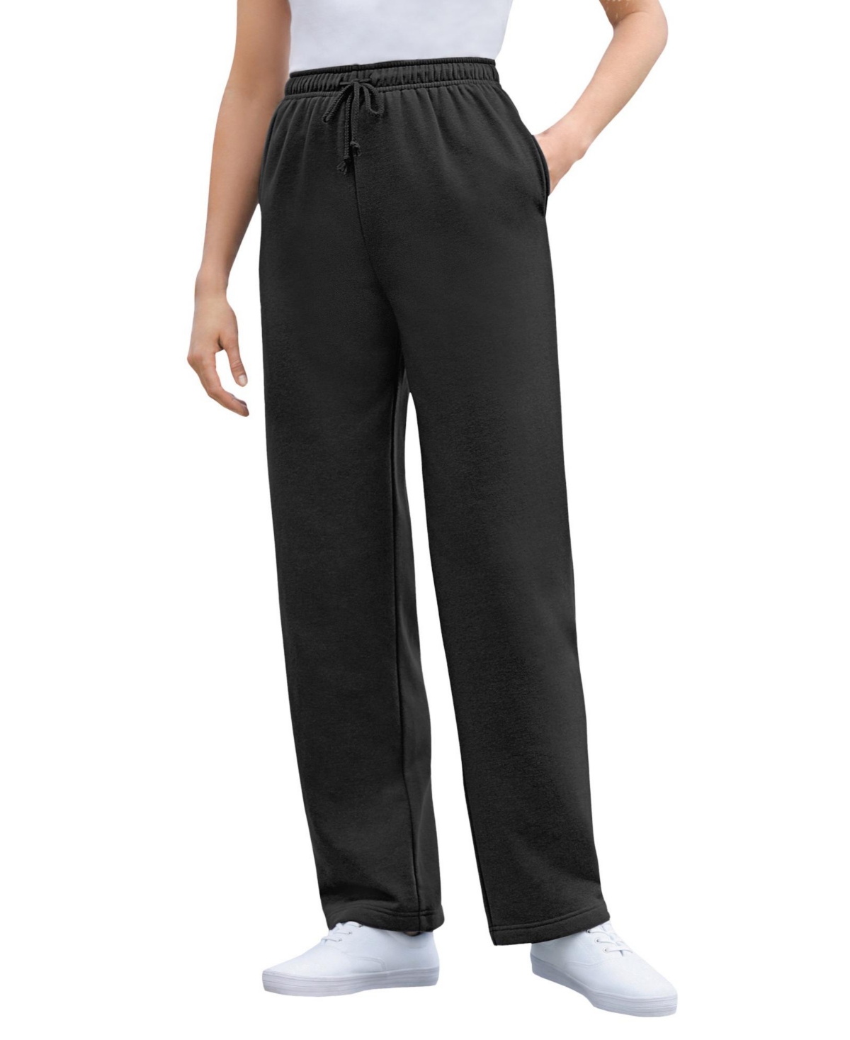 Click here for Woman Within Womens Within Better-Fleece Pull-On D... prices