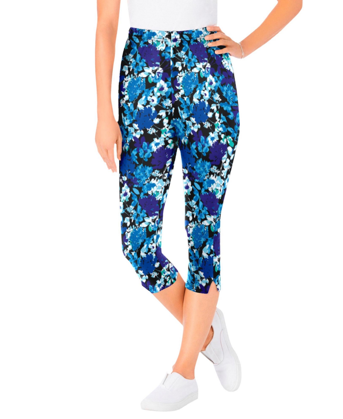 Click here for Woman Within Womens Within Stretch-Cotton Knit Pul... prices