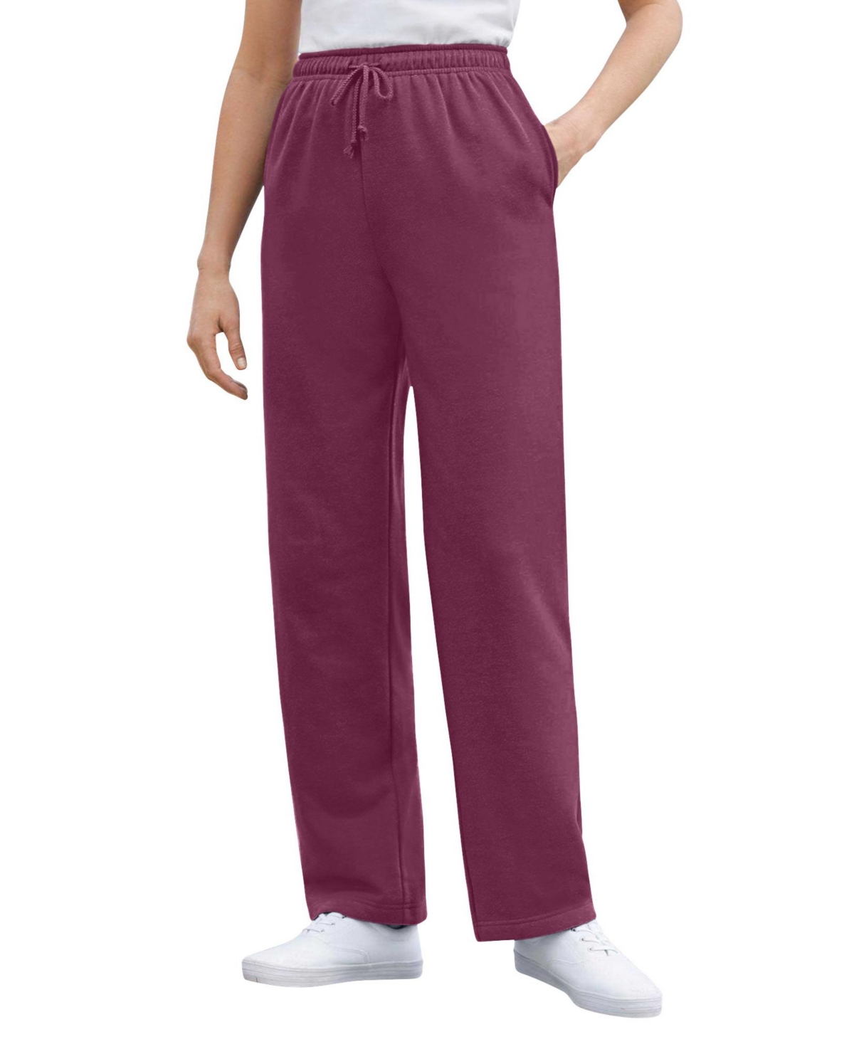 Click here for Woman Within Womens Within Better-Fleece Pull-On D... prices