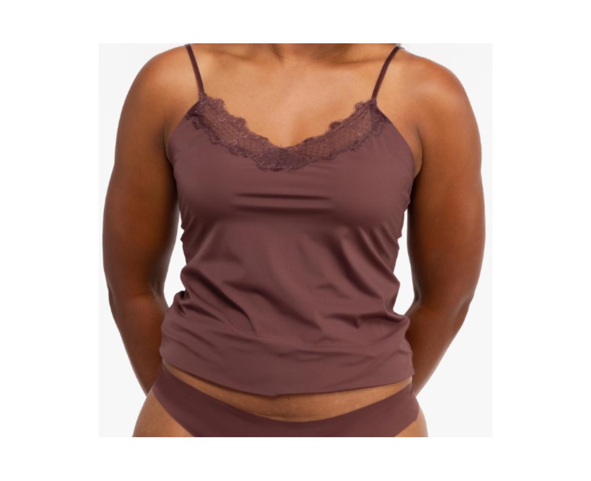 Click here for Uwila Warrior Soft Seamless Camisole with Lace - C... prices
