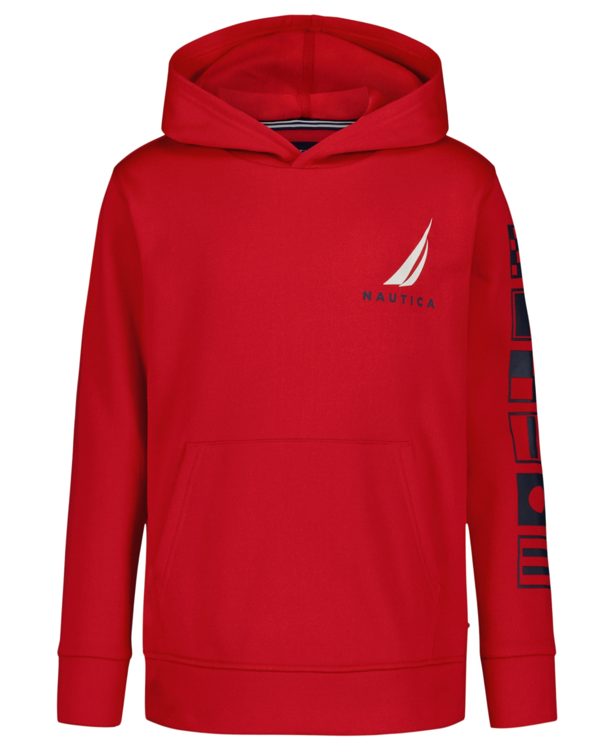 Click here for Nautica Boys 2T-7 Flag Printed Pullover Hoodie - T... prices