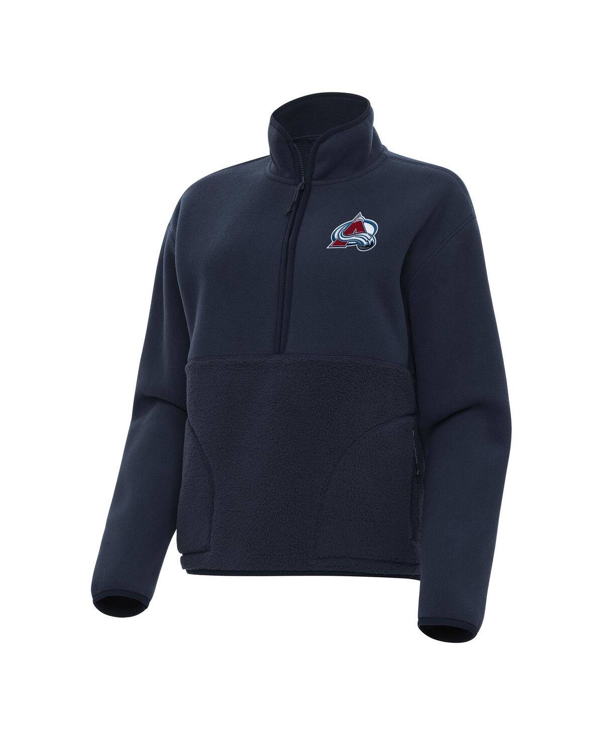 Click here for Antigua Womens Navy Colorado Avalanche Figure Half... prices