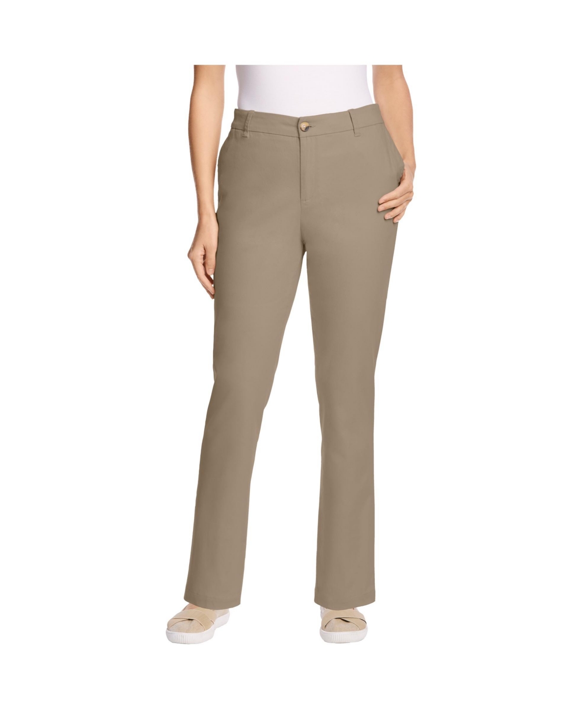 Click here for Woman Within Plus Size Tall Adjustable Waist Strai... prices