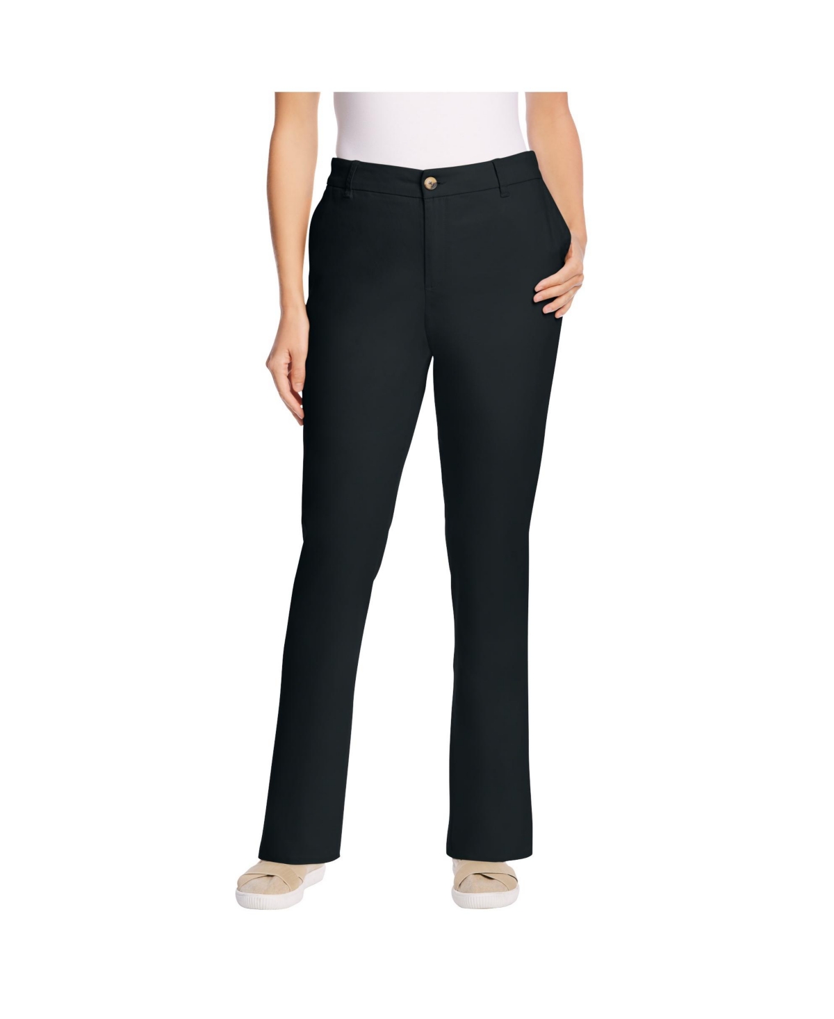 Click here for Woman Within Plus Size Tall Adjustable Waist Strai... prices