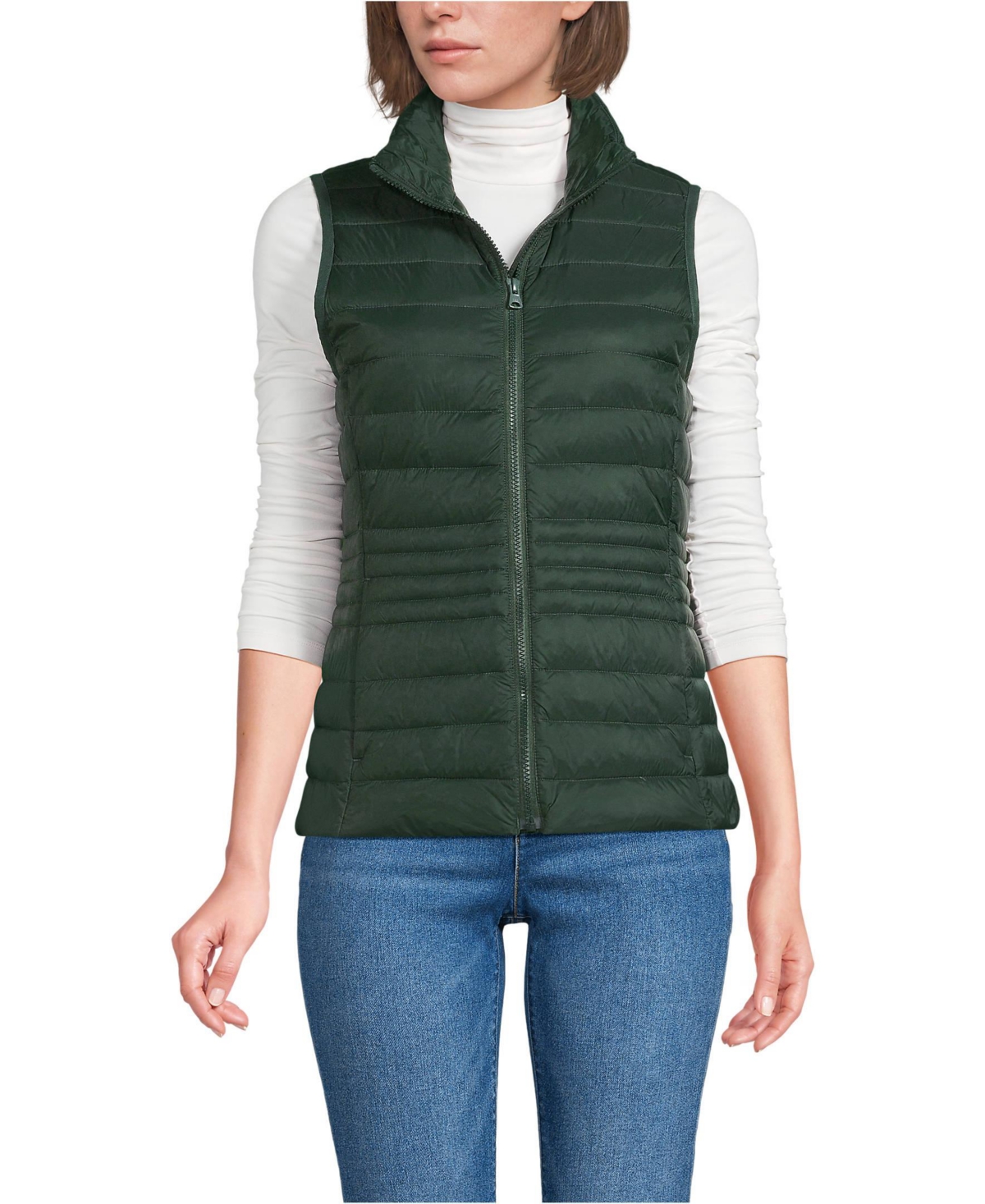 Click here for Lands End Womens Petite Wanderweight Packable Down... prices