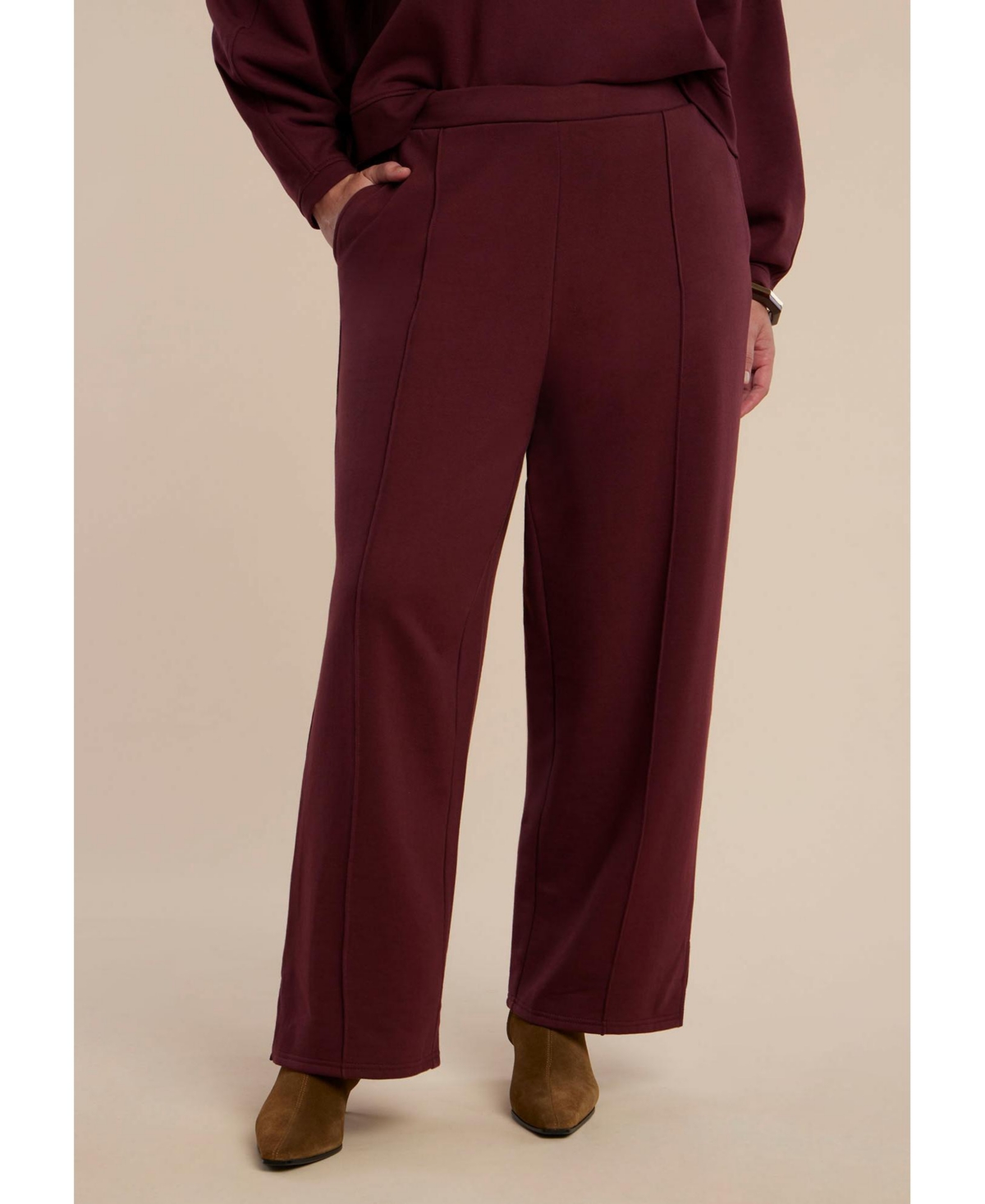 Click here for Eloquii Elements Womens Plus Size Seam Detail Swea... prices