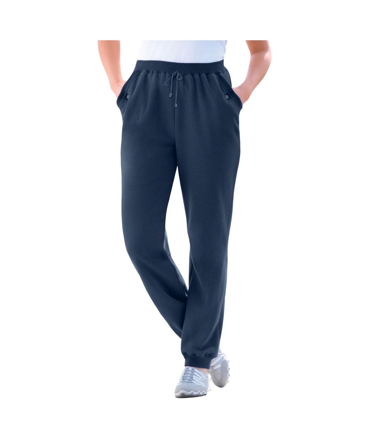 Click here for Woman Within Plus Size Within Better-Fleece Pull-O... prices