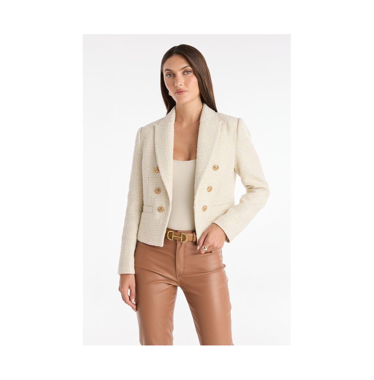 Click here for The Noli Shop Womens Gabrielle Double Breasted Bla... prices