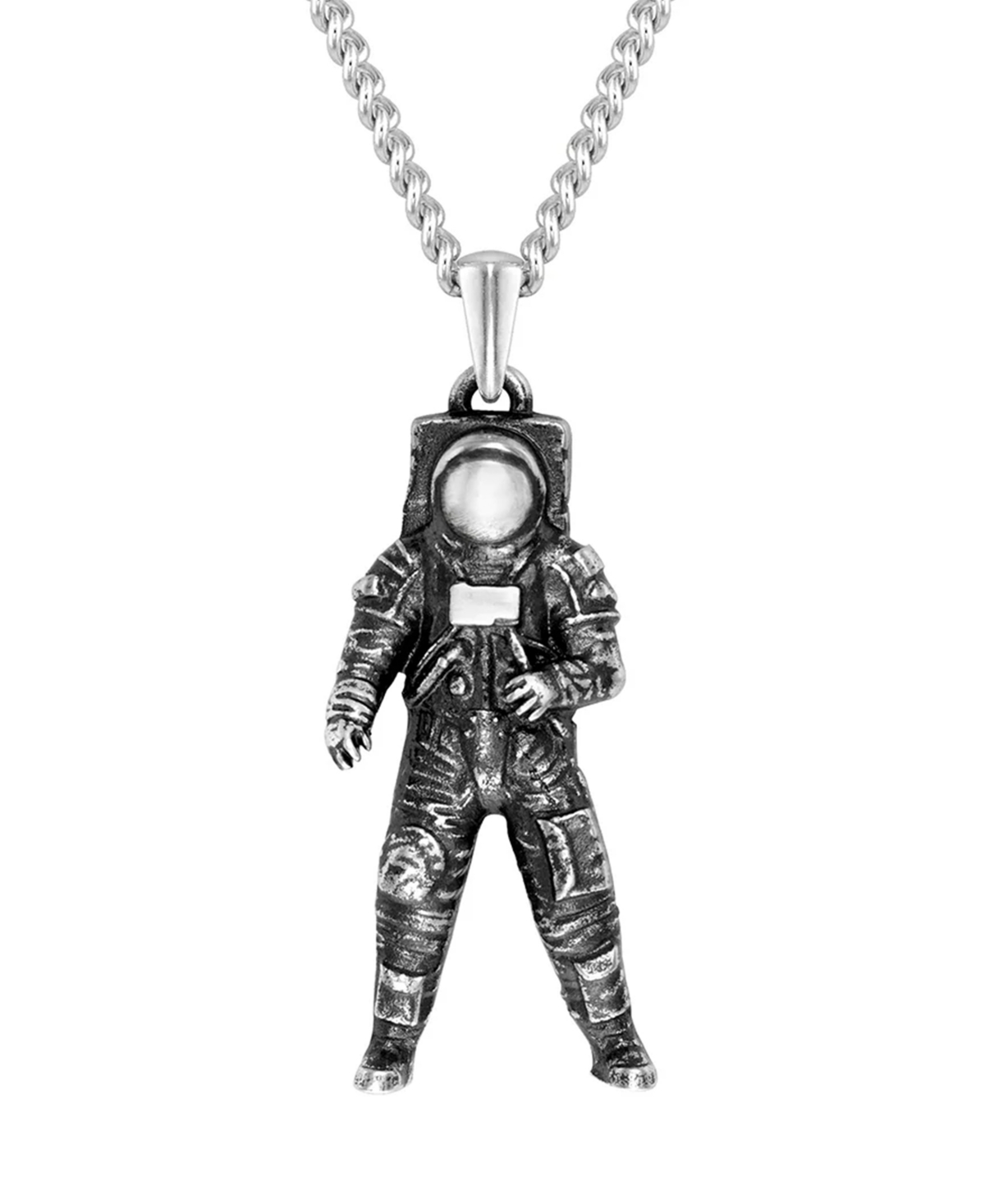 Click here for Vincero Mens Necklace The Astronaut Pendant - Silv... prices