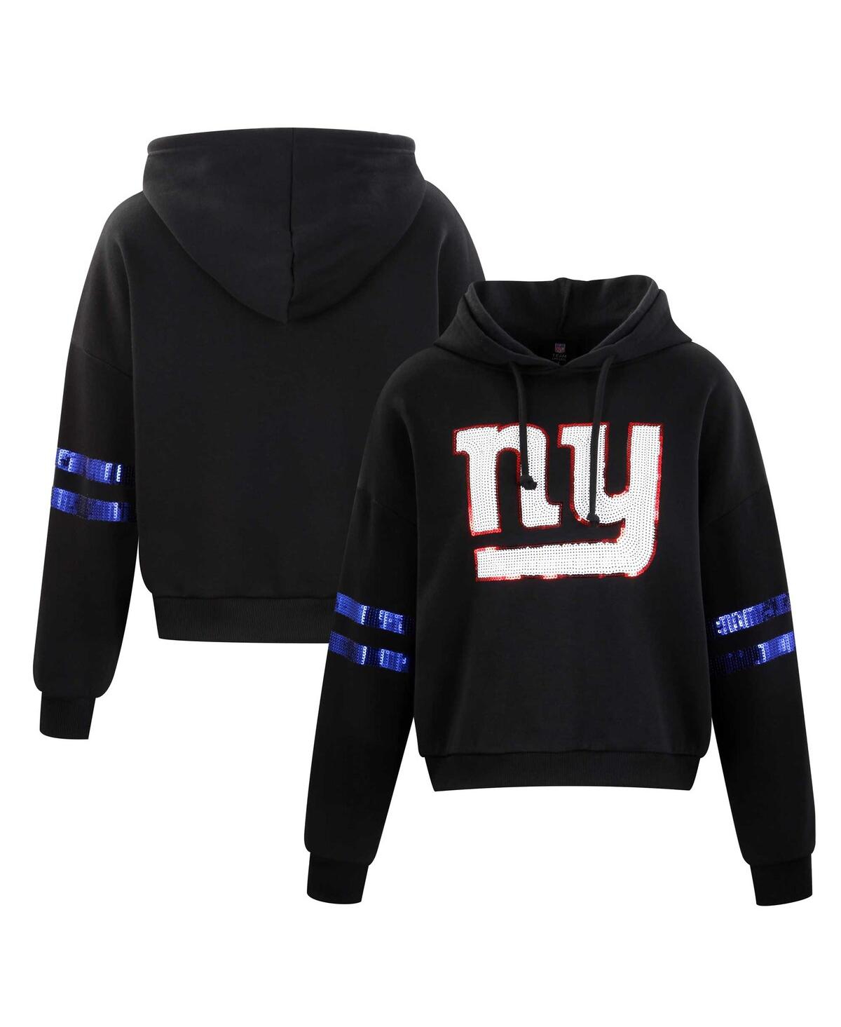 Click here for Cuce Womens Black New York Giants Cropped Sequins... prices