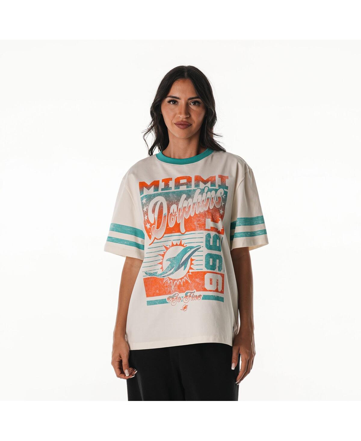 Click here for The Wild Collective Womens Cream Miami Dolphins Dr... prices