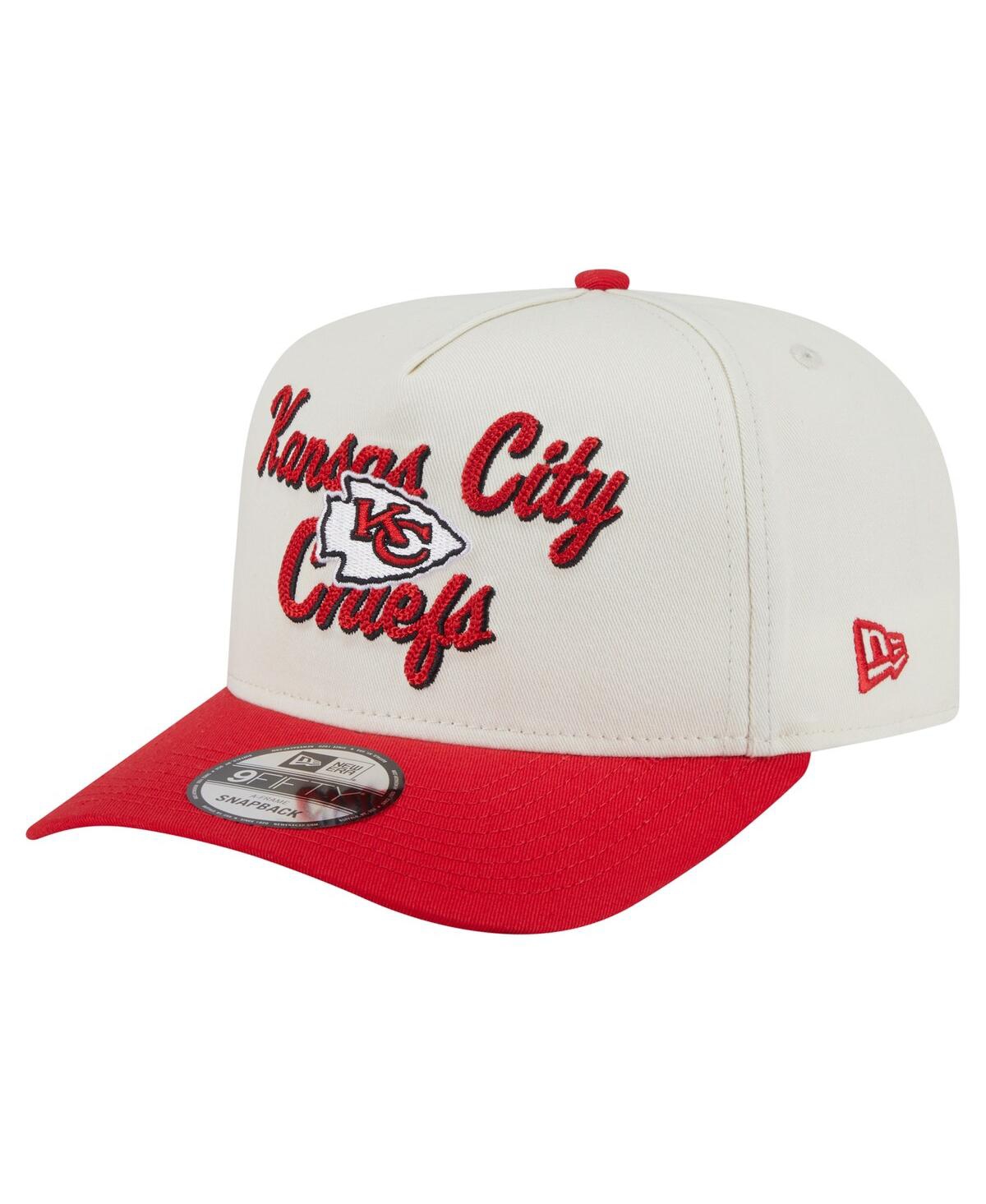 Click here for New Era Mens Cream/Red Kansas City Chiefs Chainsti... prices