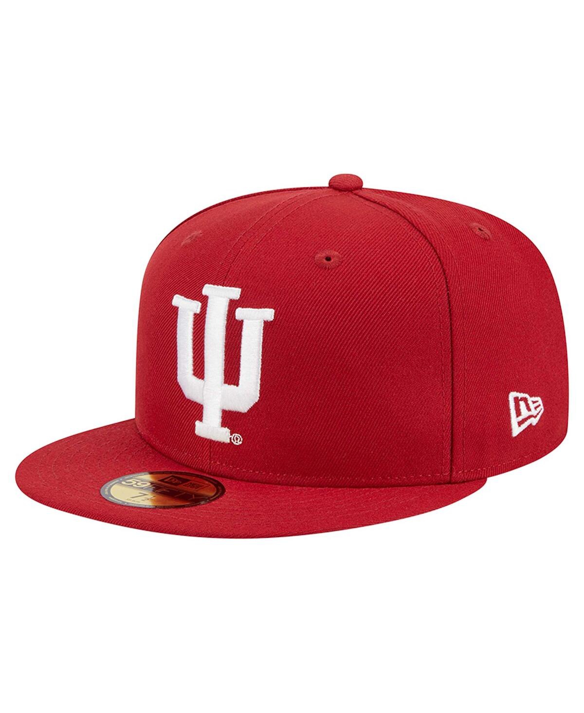 Click here for New Era Mens Crimson Indiana Hoosiers 59FIFTY Fitt... prices