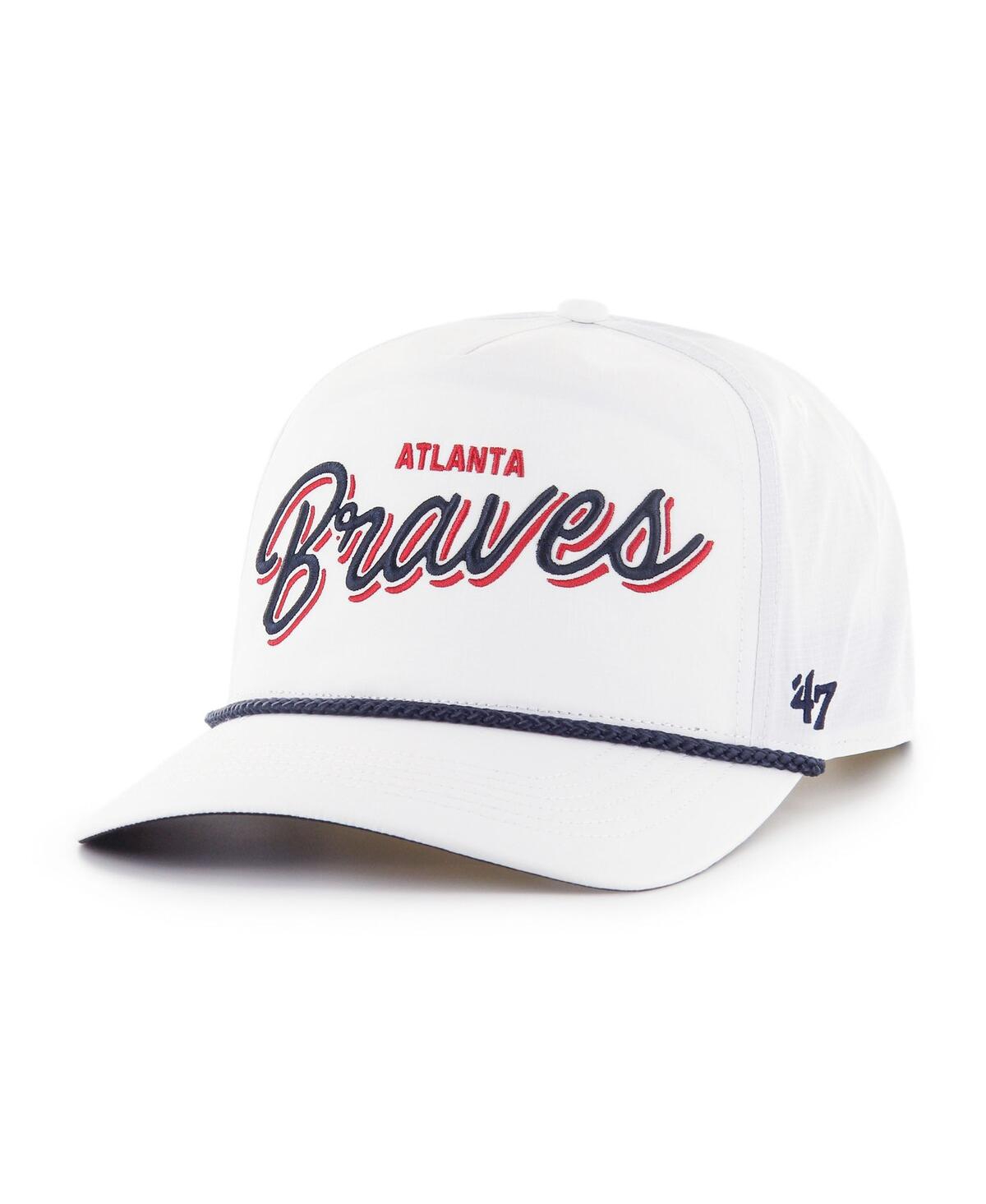Click here for 47 Brand Mens White Atlanta Braves Brrr Fairway Hi... prices