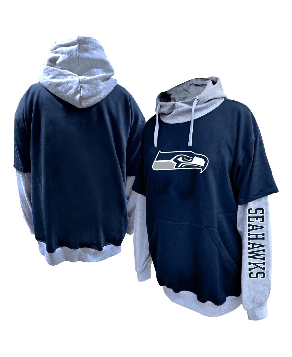 Click here for Profile Mens College Navy/Heather Gray Seattle Sea... prices