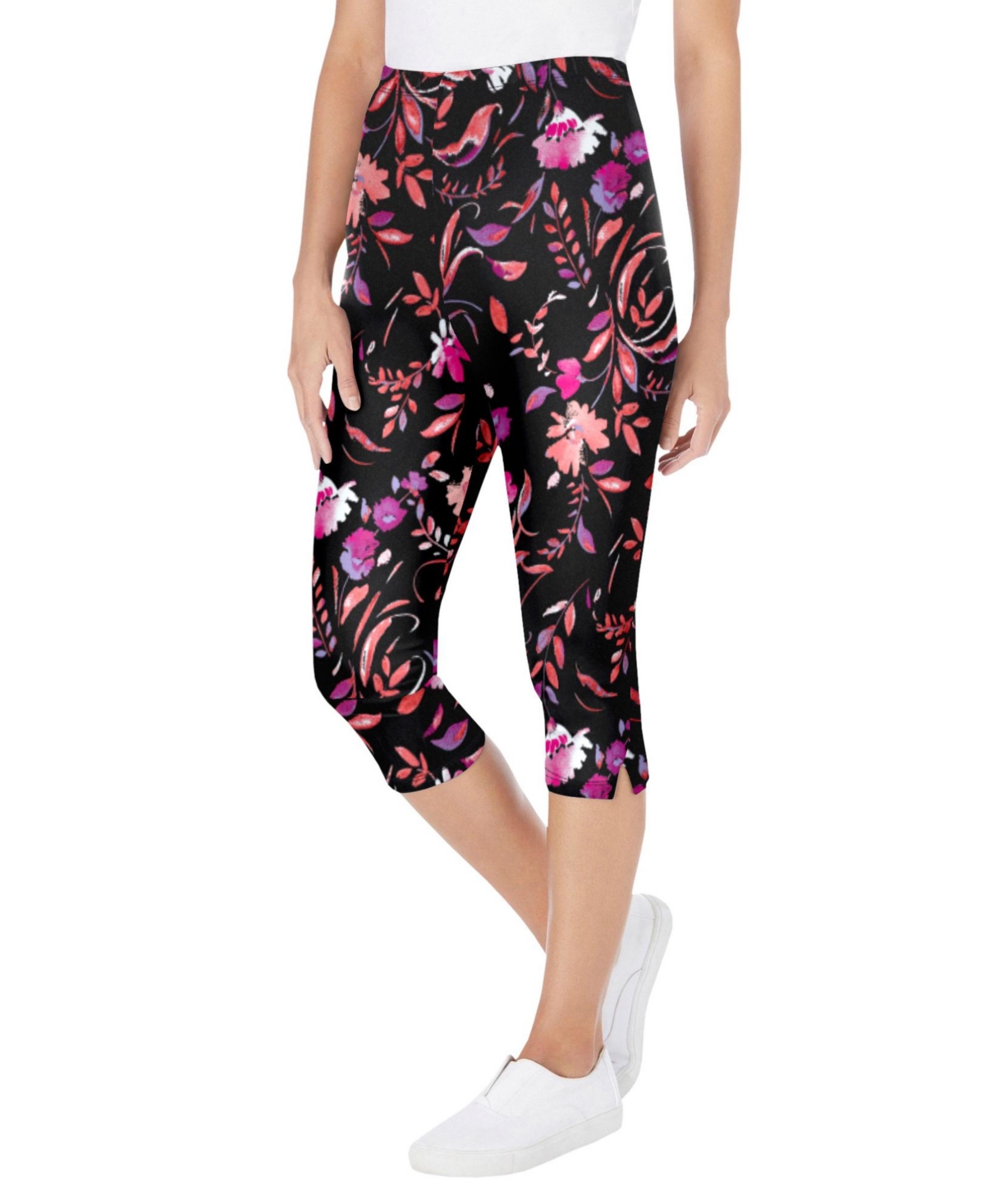 Click here for Woman Within Womens Within Stretch-Cotton Knit Pul... prices