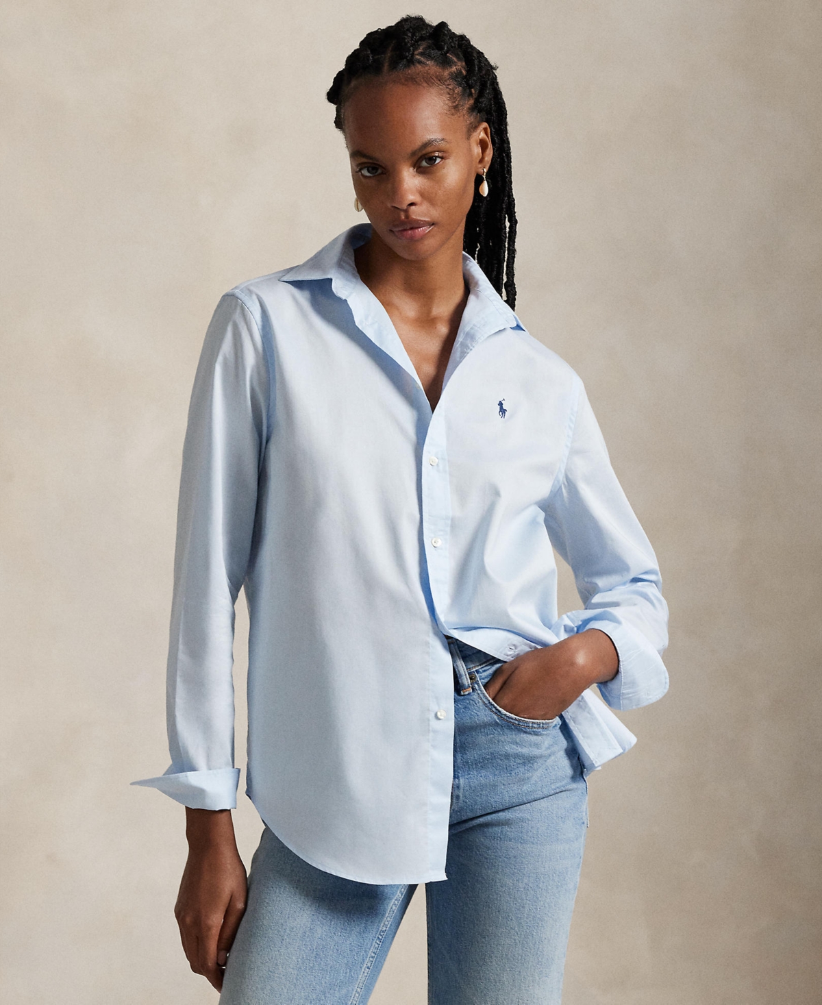 Click here for Polo Ralph Lauren Womens Classic-Fit Cotton Twill... prices