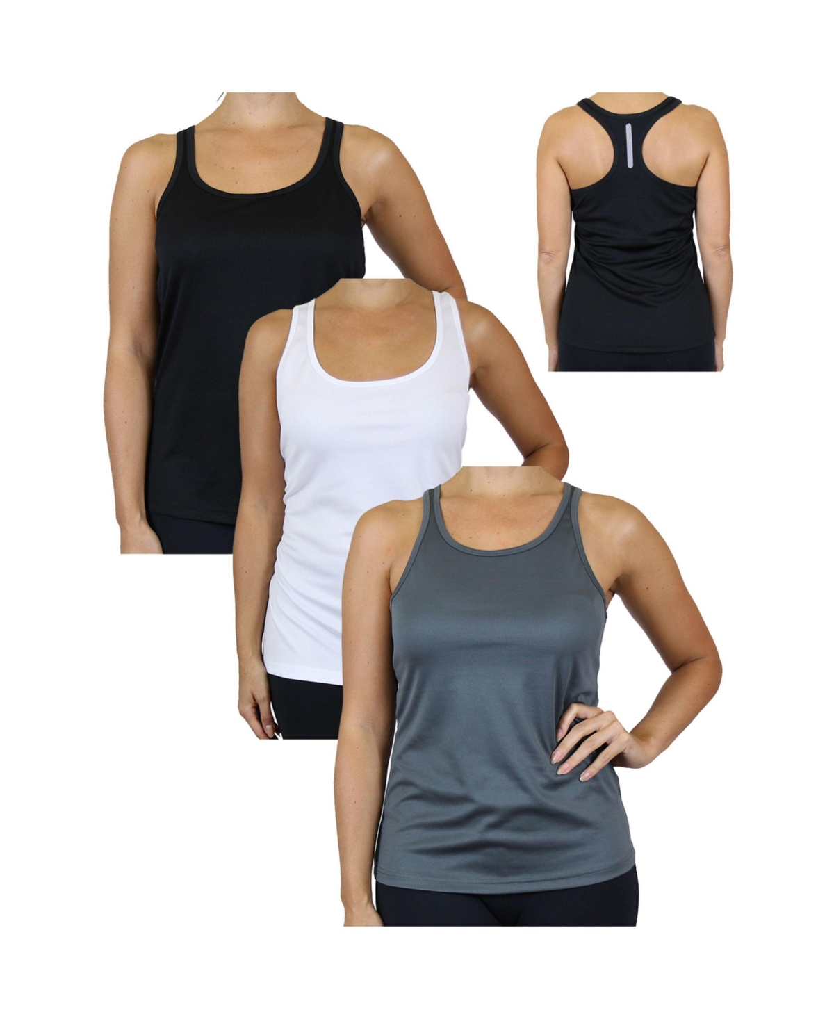Click here for Galaxy By Harvic Womens Moisture Wicking Racerback... prices