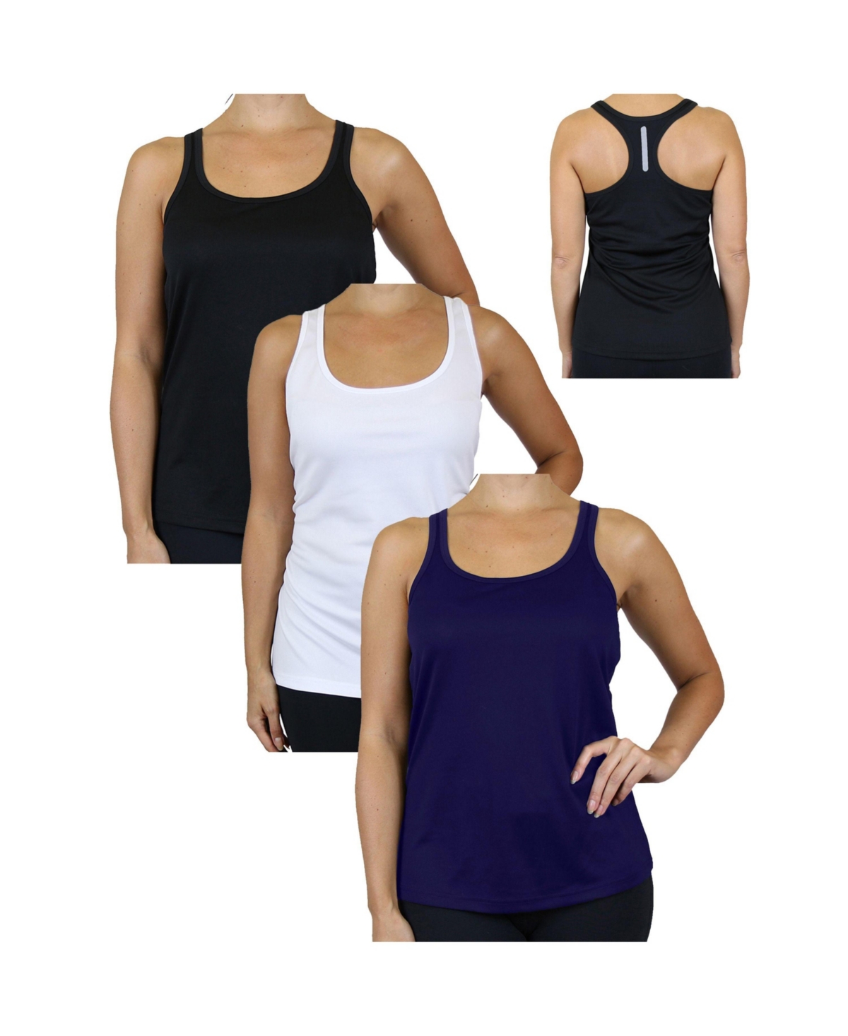 Click here for Galaxy By Harvic Womens Moisture Wicking Racerback... prices