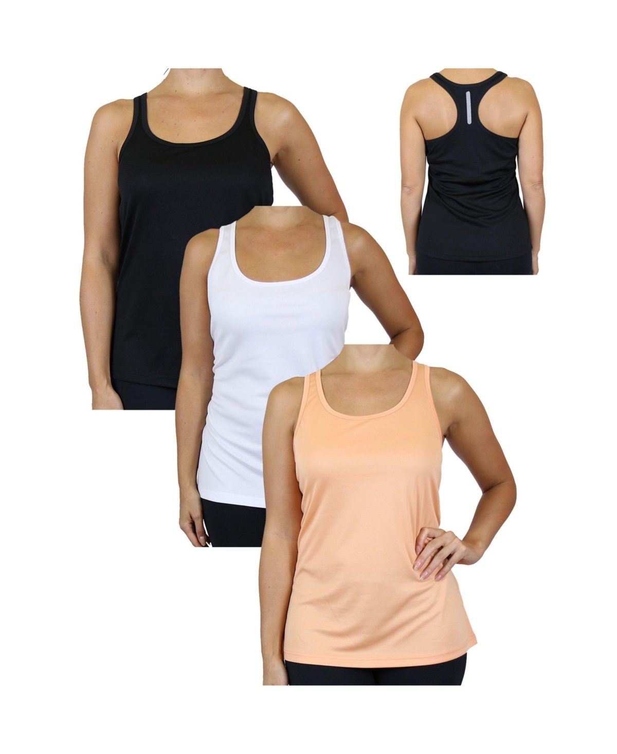 Click here for Galaxy By Harvic Womens Moisture Wicking Racerback... prices