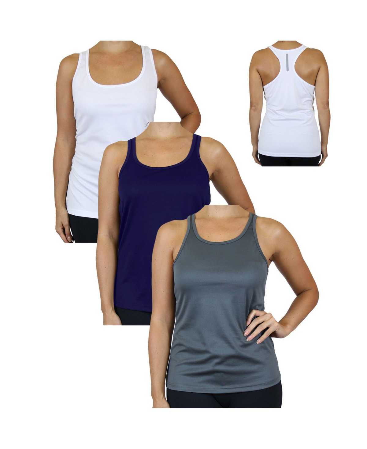 Click here for Galaxy By Harvic Womens Moisture Wicking Racerback... prices