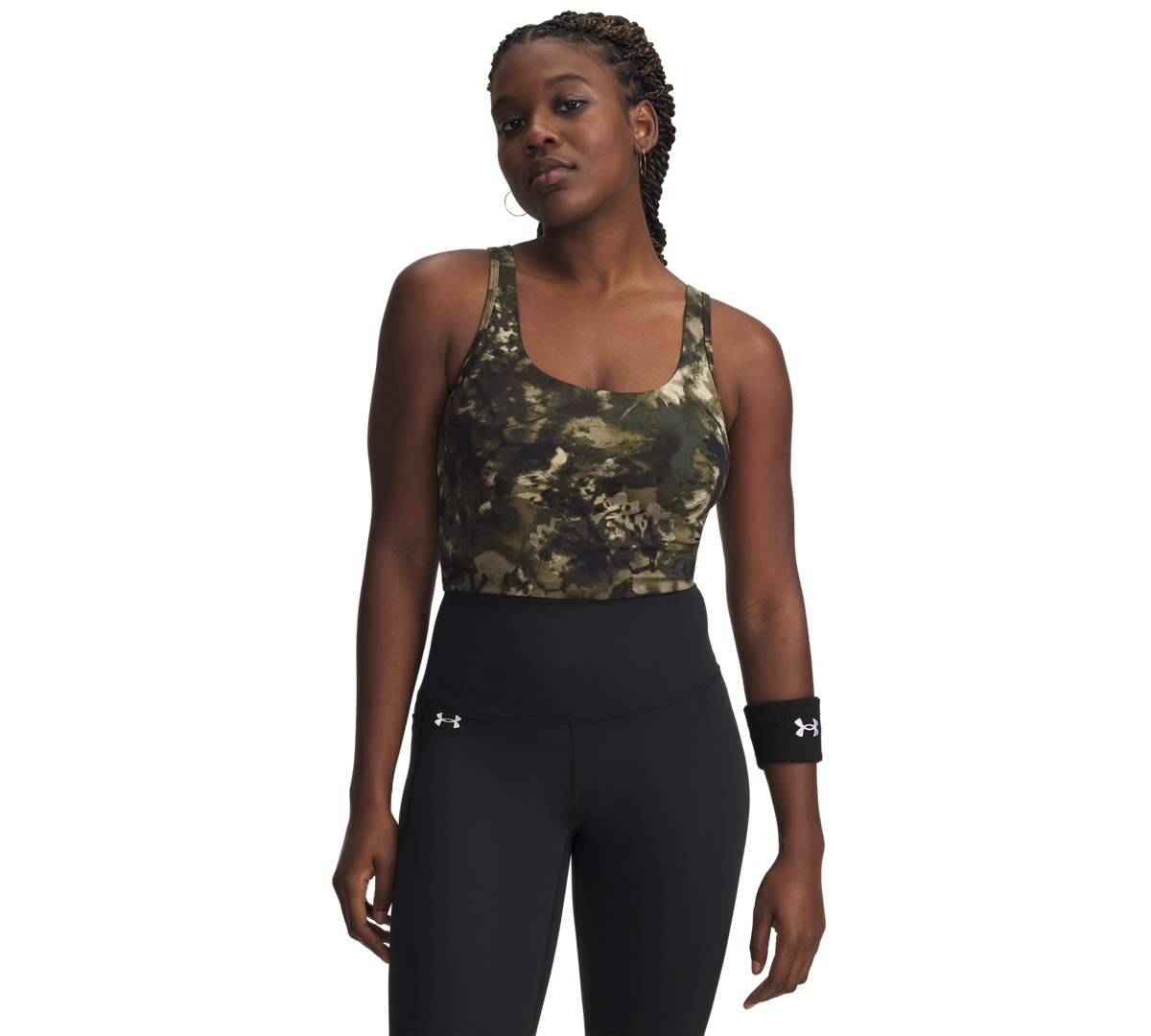 Click here for Under Armour Womens Motion Print Cropped Tank Top... prices