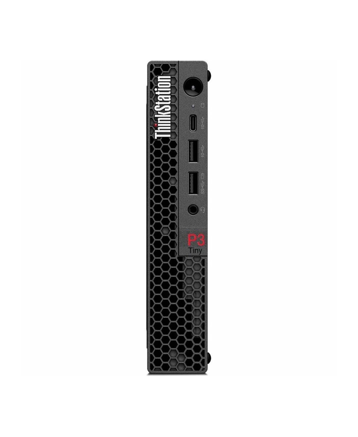 Lenovo ThinkStation P3 Tiny Workstation  Intel Core i7-13700 2.1GHz  16GB Ram  512GB Ssd  Nvidia T400 4GB  Windows 11 Pro  Black - Black