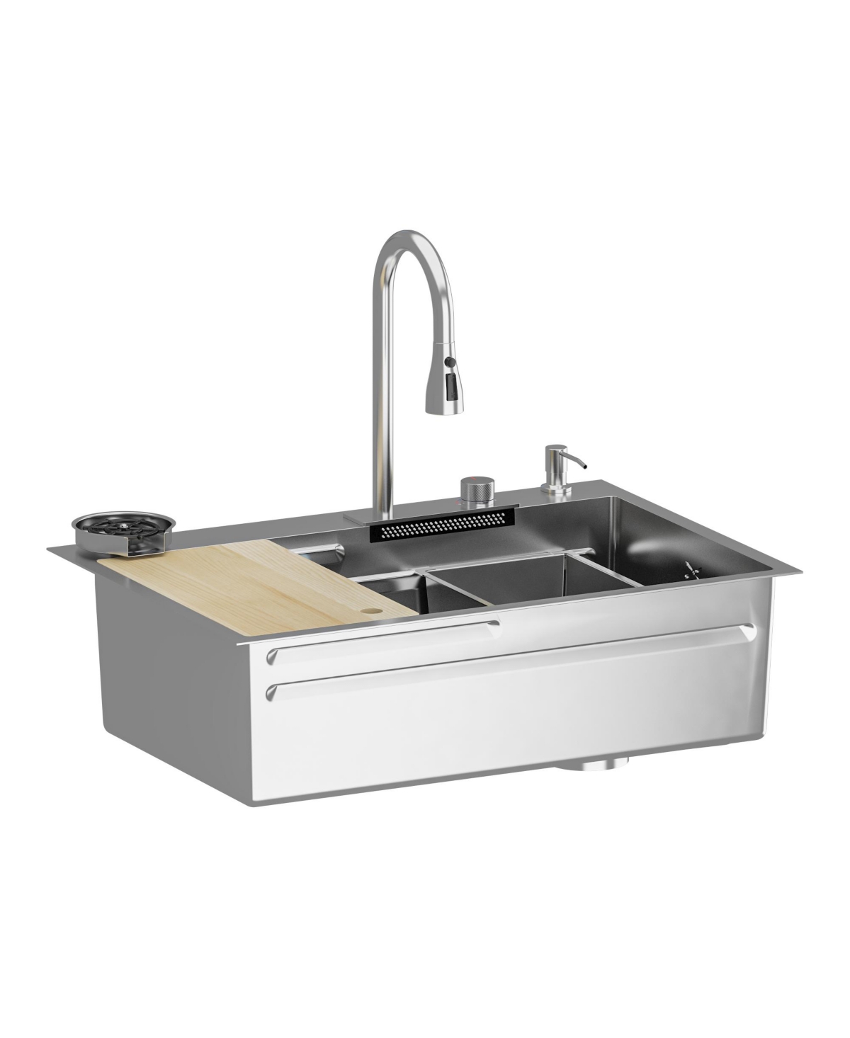 Click here for 33.2-Inch Drop-in Single Bowl 304 Stainless Steel... prices