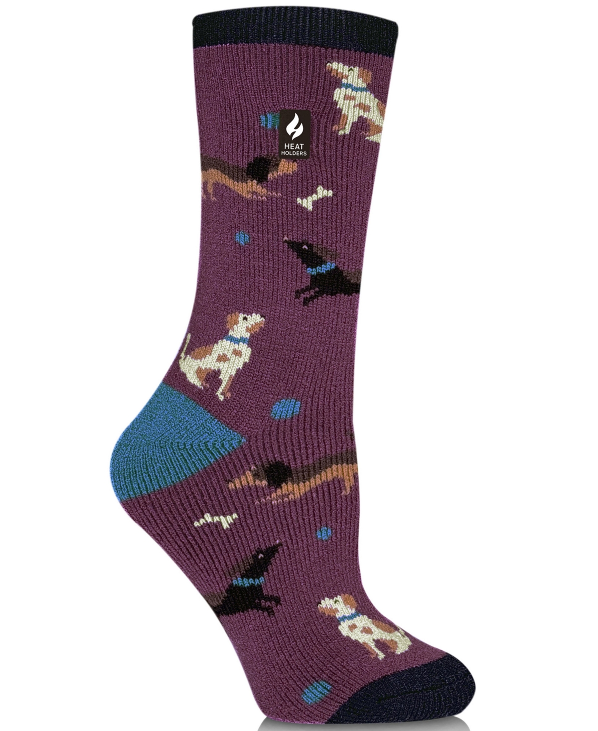 Click here for Heat Holders Womens Lite Fauna Dogs Crew Socks - B... prices