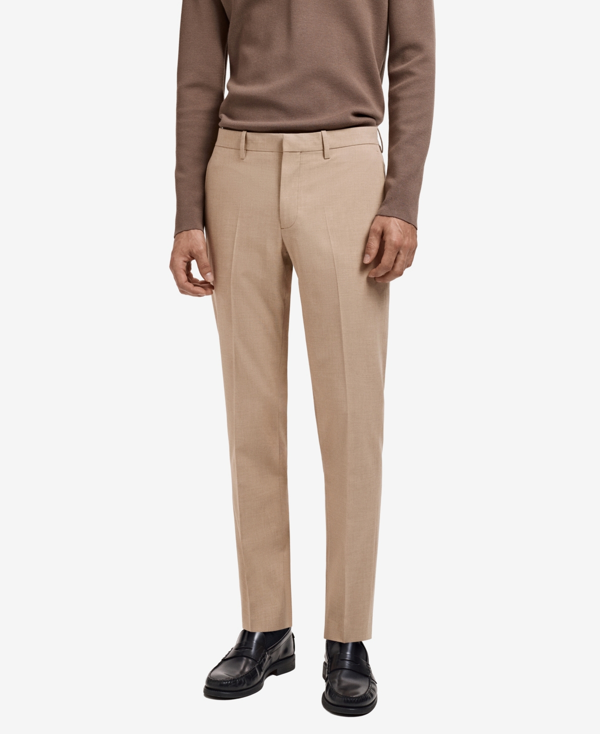 Click here for Mango Mens Paris Slim-Fit Suit Pants - Beige prices