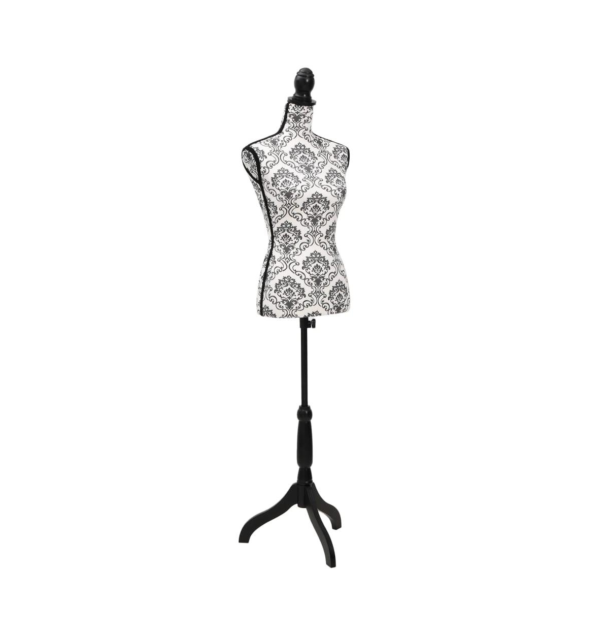 Click here for Female Mannequin Black and White Polyester Adjusta... prices