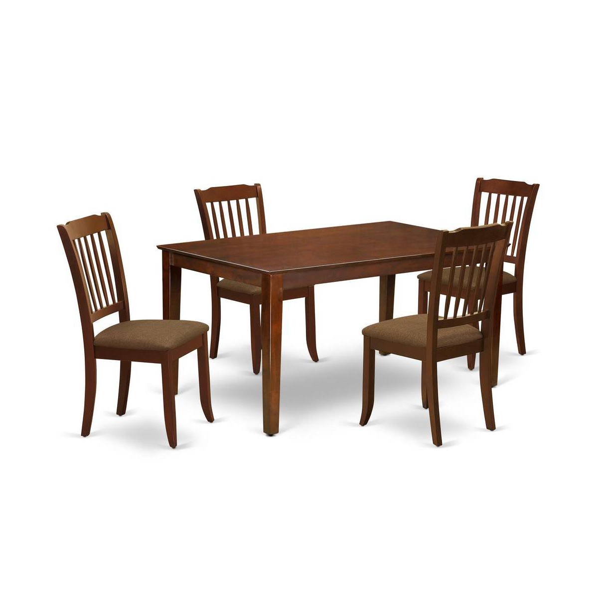 Click here for East West Furniture Dining Room Set Mahogany - Mah... prices