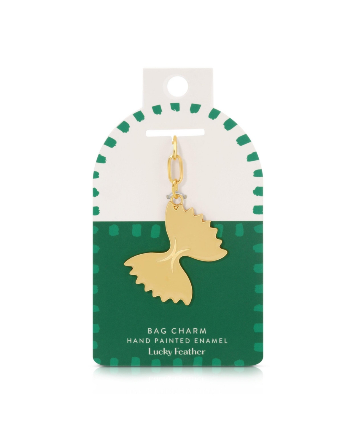 Click here for Lucky Feather Enamel Bag Charm - Pasta prices