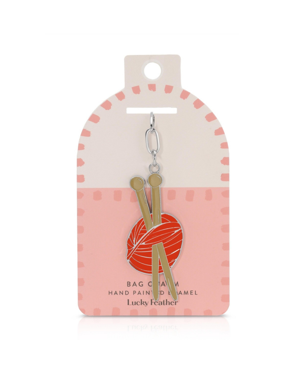 Click here for Lucky Feather Enamel Bag Charm - Knitting prices