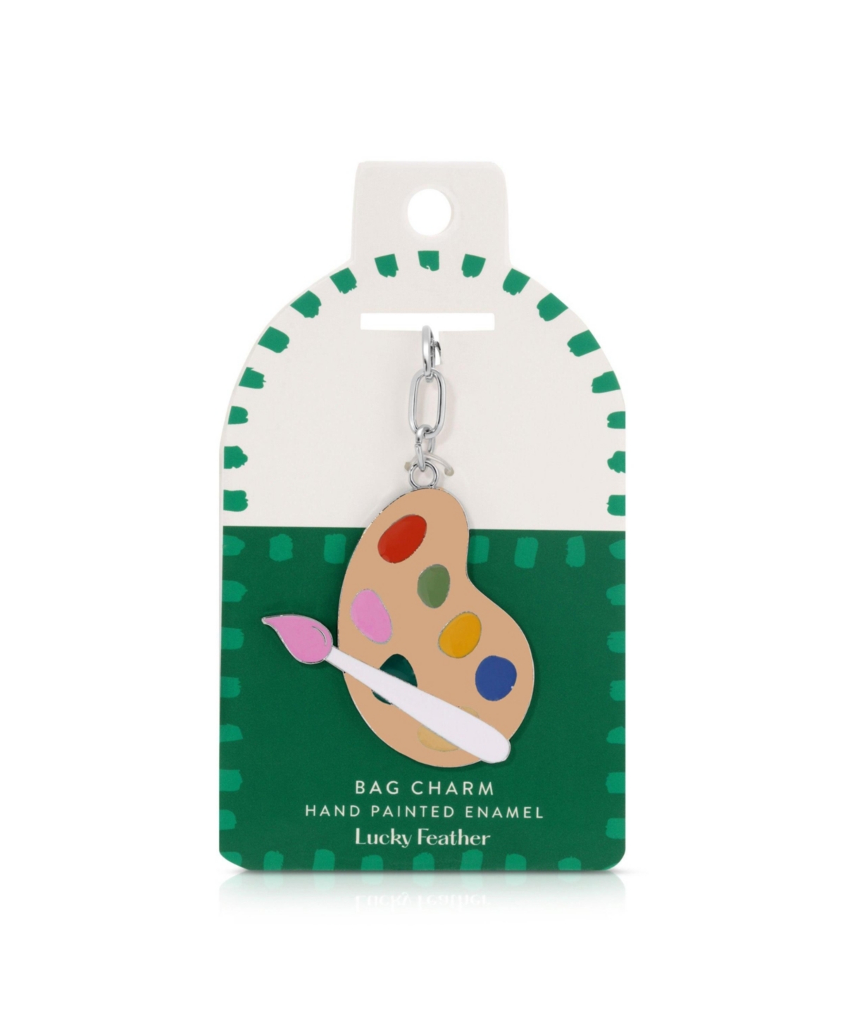 Click here for Lucky Feather Enamel Bag Charm - Paint prices
