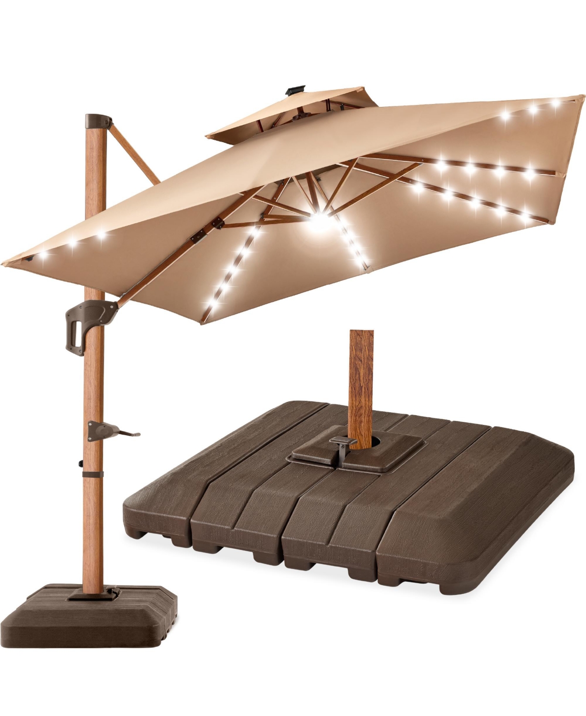 Click here for Best Choice Products 10ft Square Woodgrain Pattern... prices