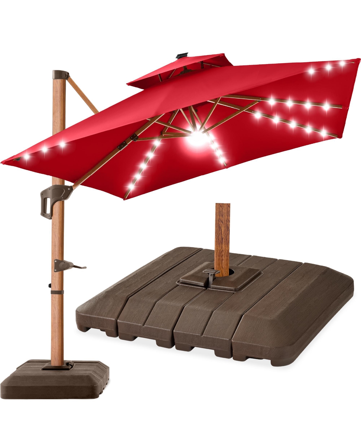 Click here for Best Choice Products 10ft Square Woodgrain Pattern... prices