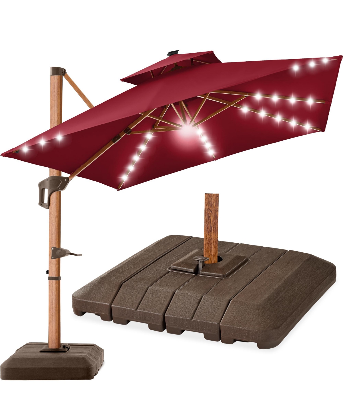 Click here for Best Choice Products 10ft Square Woodgrain Pattern... prices