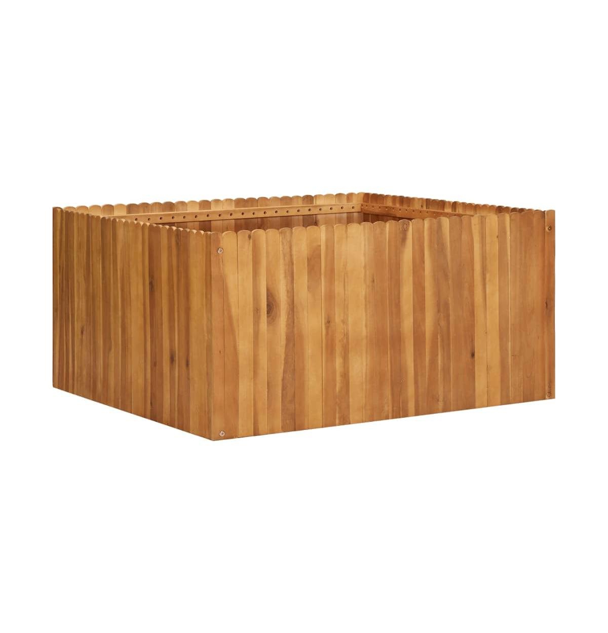 Click here for Garden Raised Bed 39.4x39.4x19.7 Solid Acacia Wood... prices