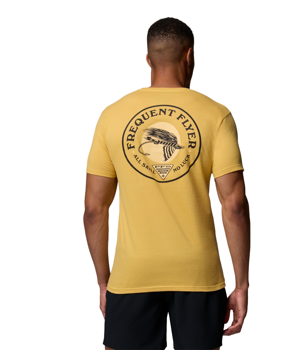 Click here for Columbia Mens Frequent Graphic T-Shirt - Mustard prices