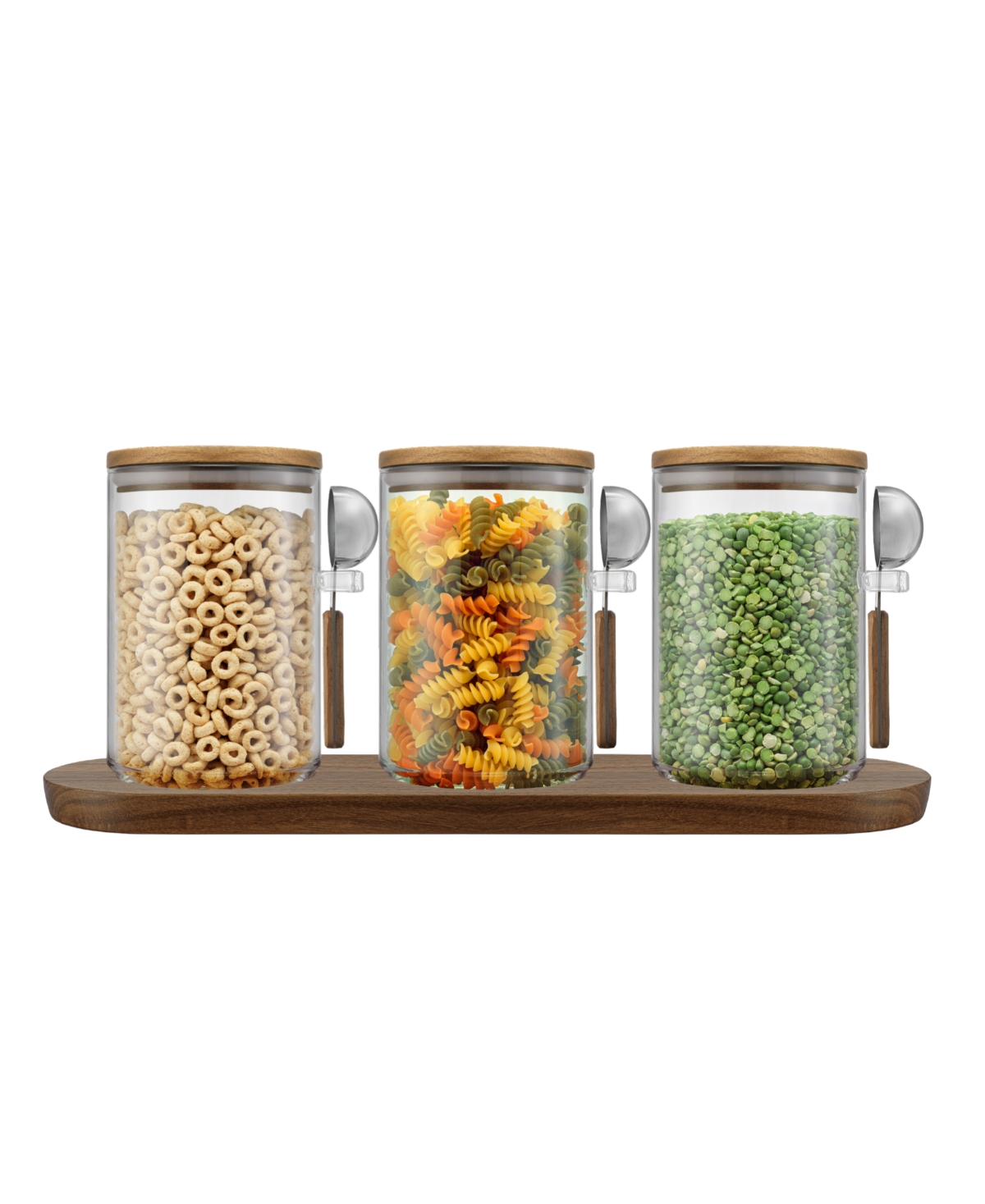 Click here for JoyJolt Holden Stackable Glass Storage Canister wi... prices