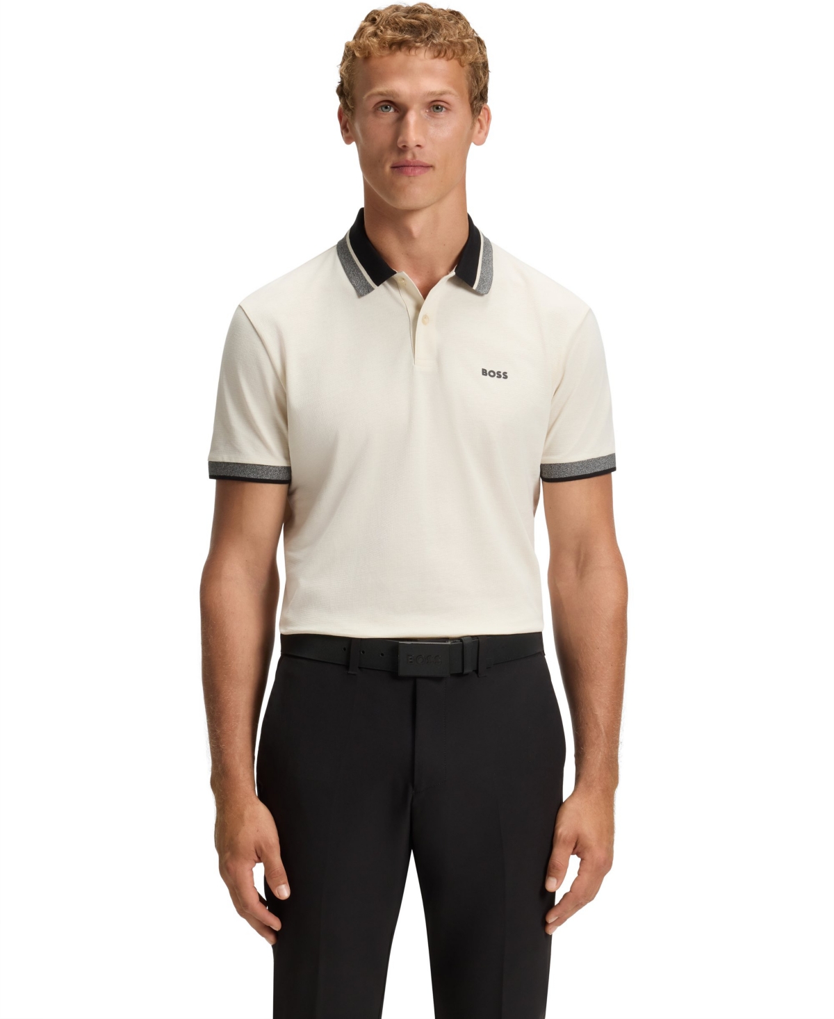 Click here for Boss by Hugo Boss Mens Cotton-Pique Polo Shirt - O... prices