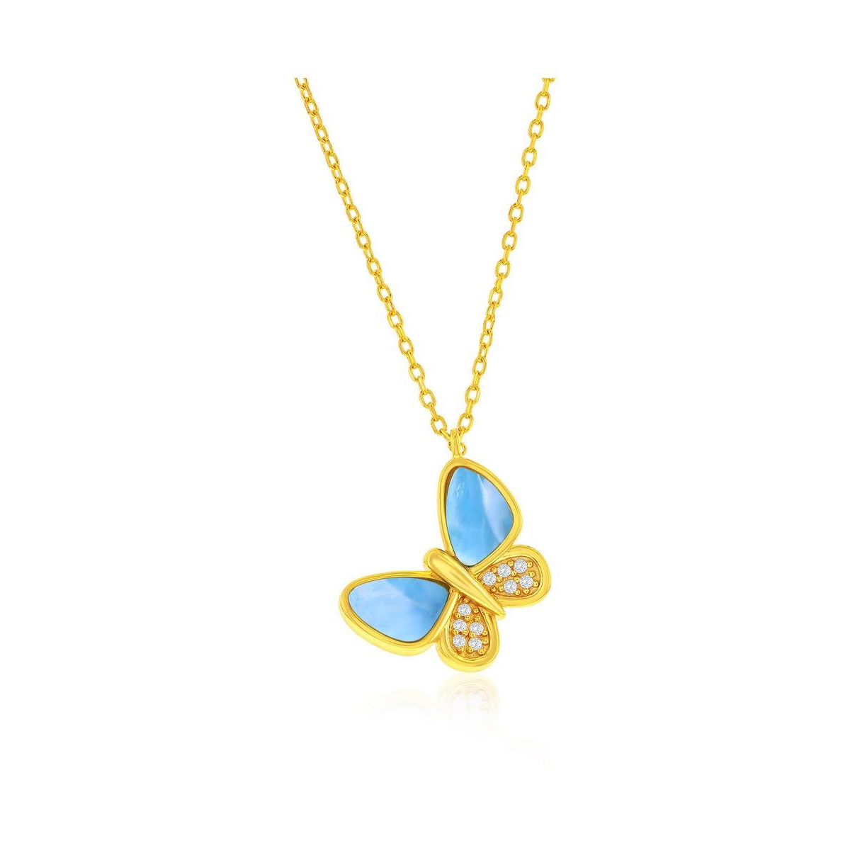 Click here for Caribbean Treasures Sterling Silver  Larimar & Cz... prices