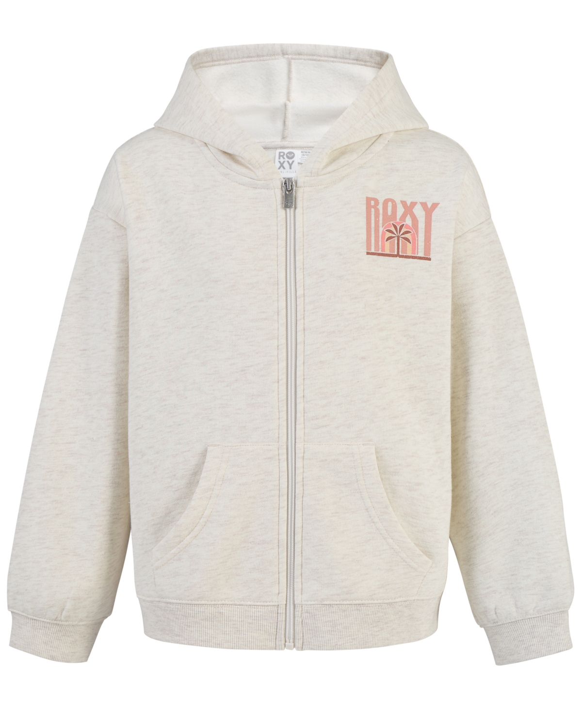 Click here for Roxy Girls 7-16 Paradise Oversized Zip Hoodie - Oa... prices