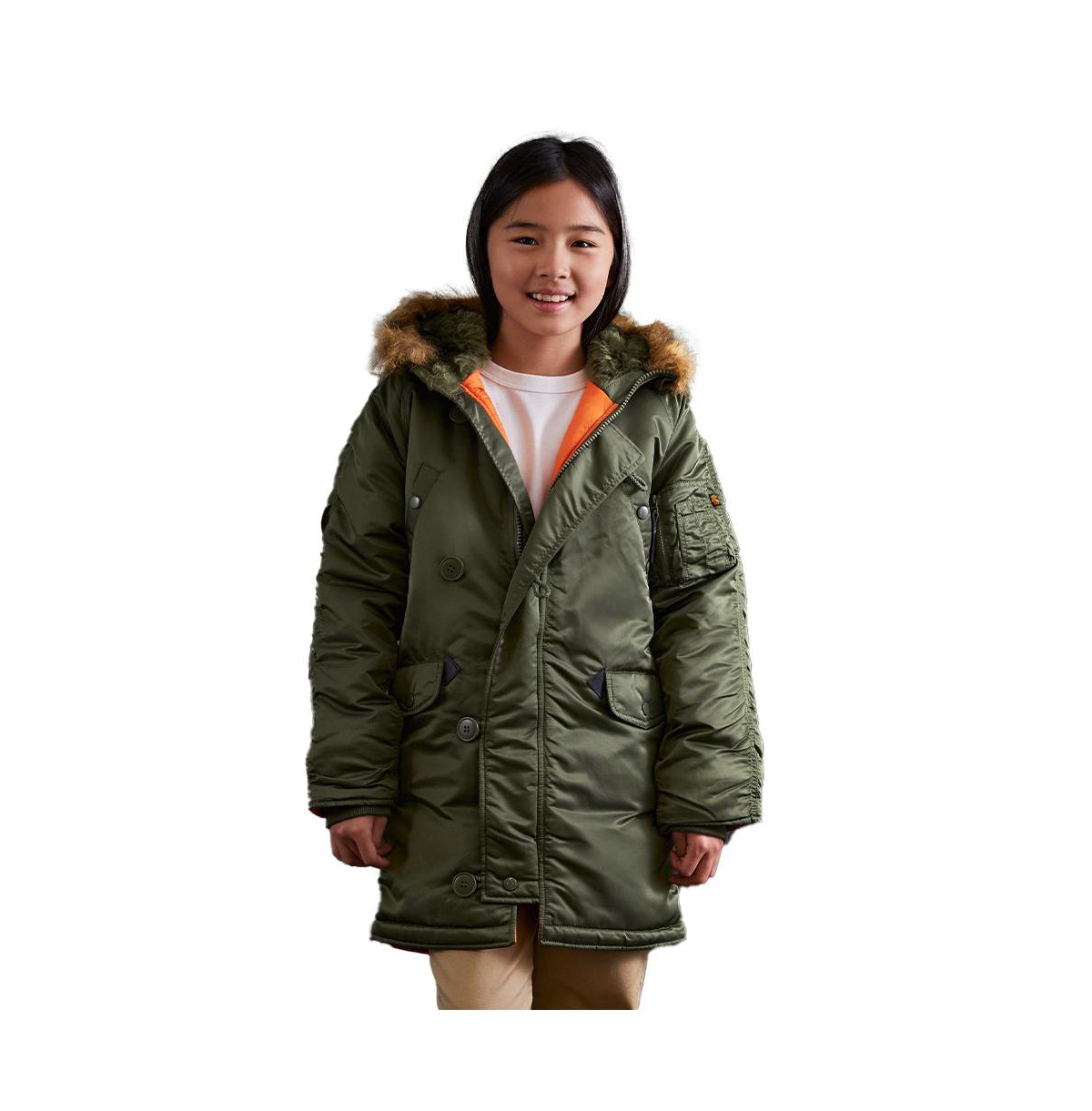Click here for Alpha Industries Toddler Youth N-3B Parka - Sage prices